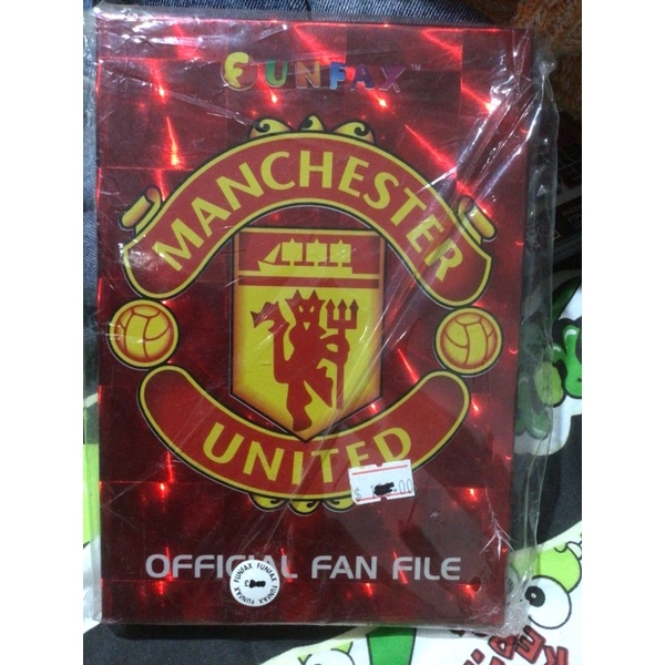 Jual MANCHESTER UNITED OFFICIAL FAN FILE THE RED DEVILS ORIGINAL ...