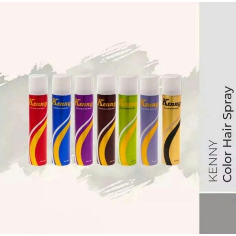Jual Hairspray Kenny / Semprot Rambut Warna Sementara ( tersedia warna ...