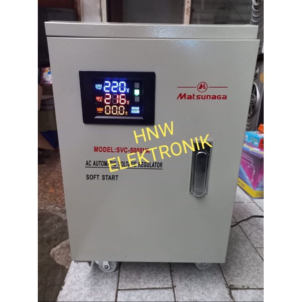 Jual stavol stabiliser matsunaga 5KVA 5000w 5000watt 5000 watt DiGITAL ...