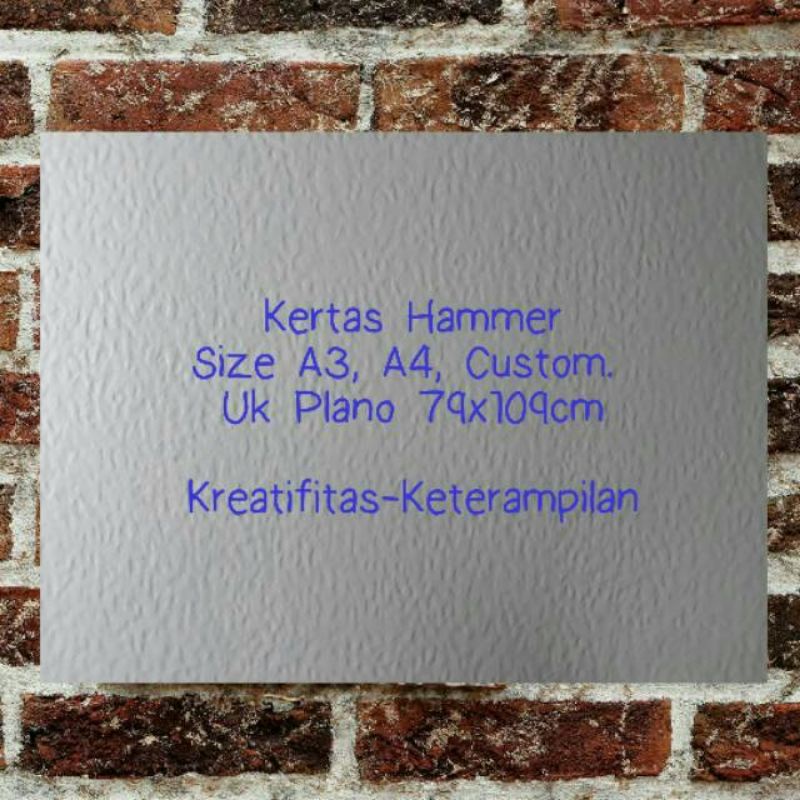Jual kertas Hammer 210g ukuran A2 isi 10 lembar | Shopee Indonesia