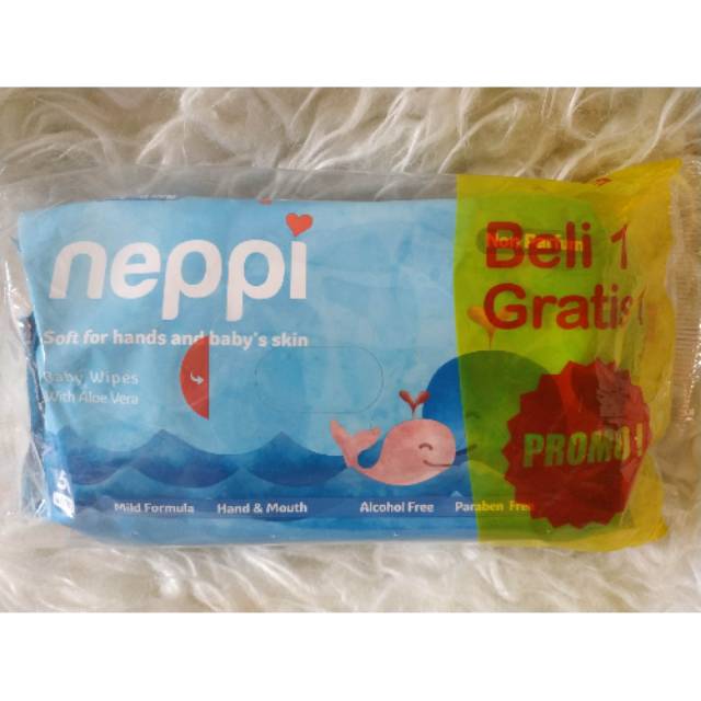 Jual Neppi Baby Wipes Non Parfum Neppi Tissue Tisu Basah 50 wipes beli ...