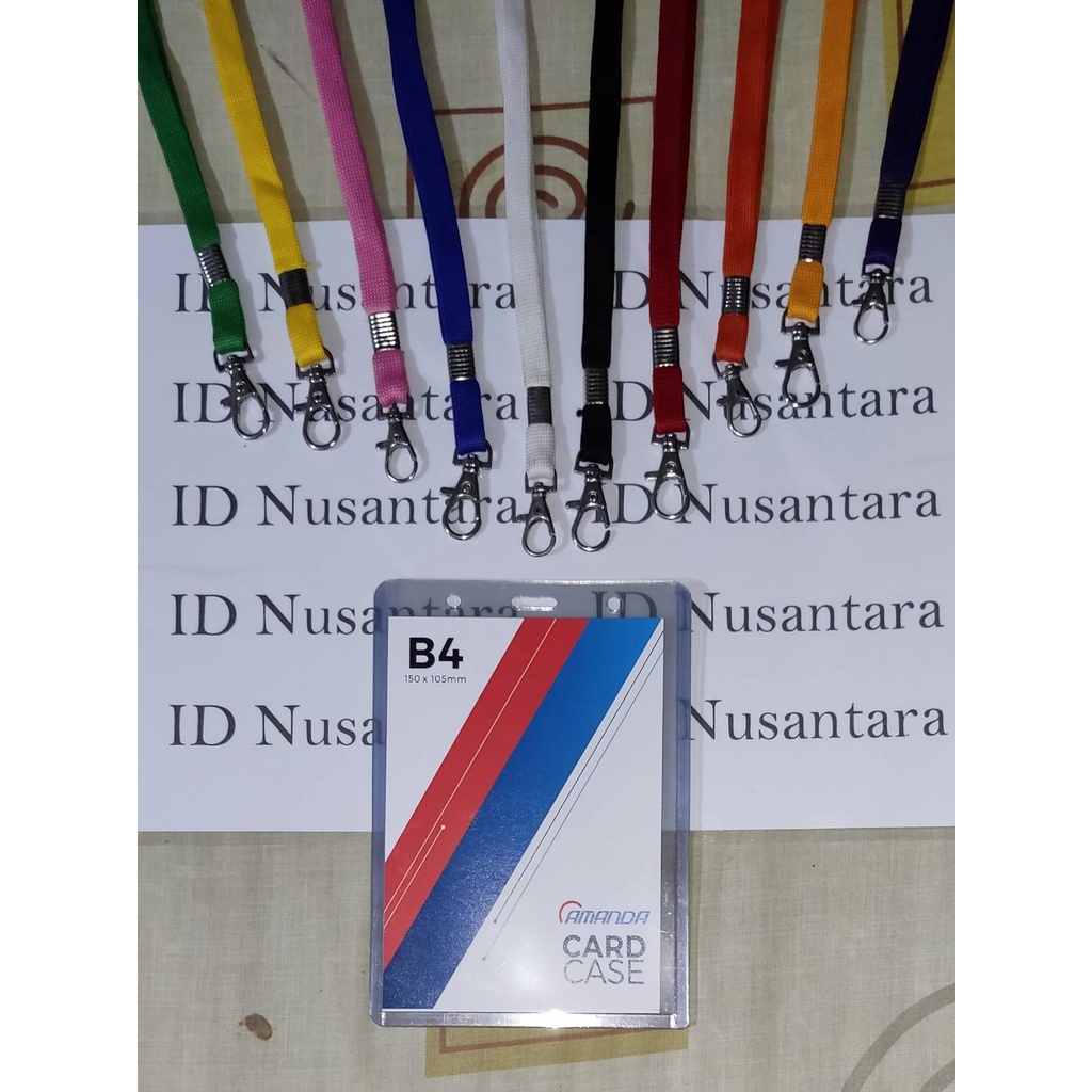 Jual Paket Tali Kait Besi + ID Card Case B4 | Shopee Indonesia