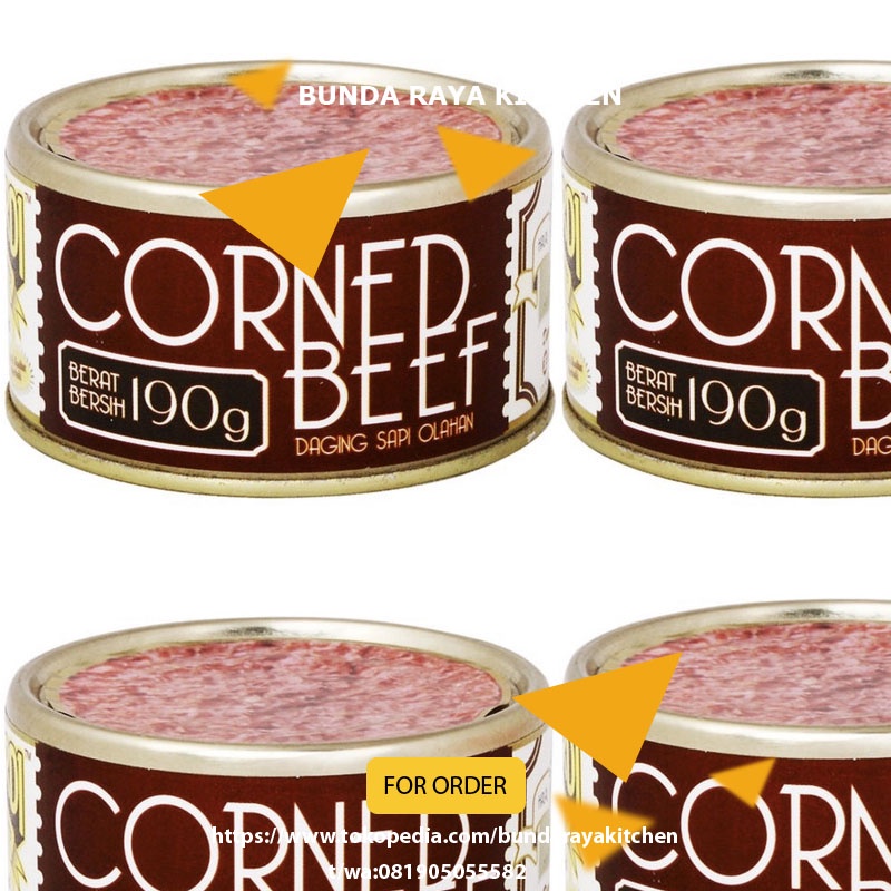 Jual Premium BERNARDI - KORNET DAGING SAPI / BEEF / 190gr / Enak ...