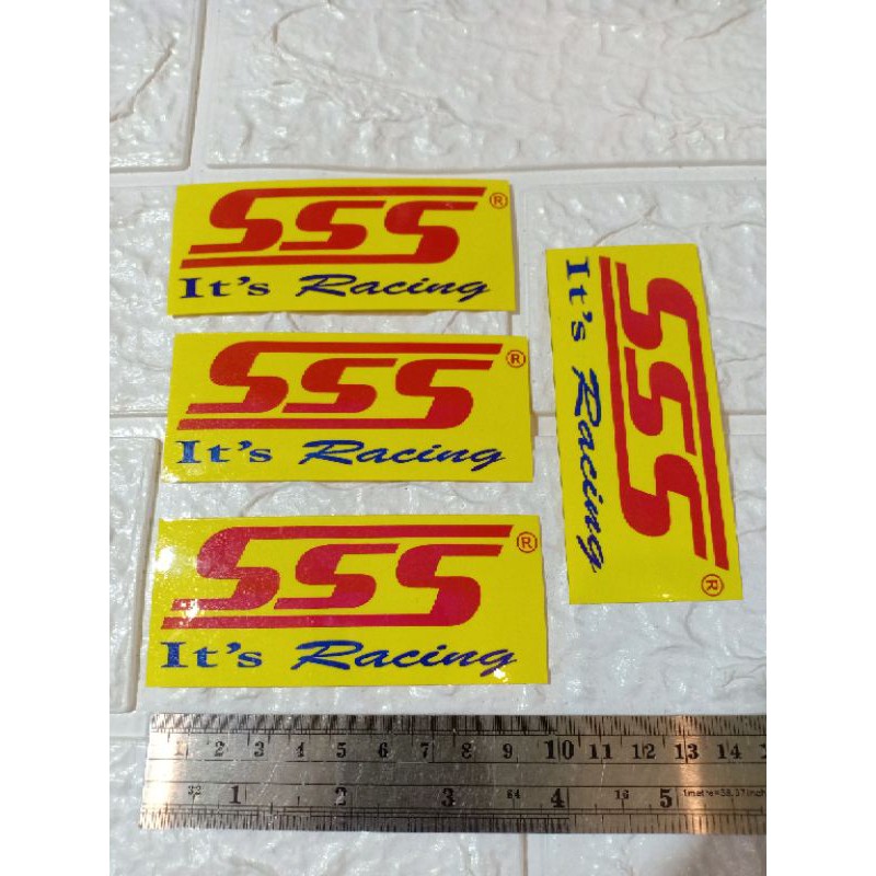 Jual stiker racing SSS rantai harga 1pcs | Shopee Indonesia