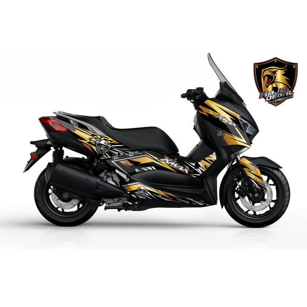 Jual Decal Sticker Yamaha XMAX Fullbody Custom Skull Racing | Shopee ...