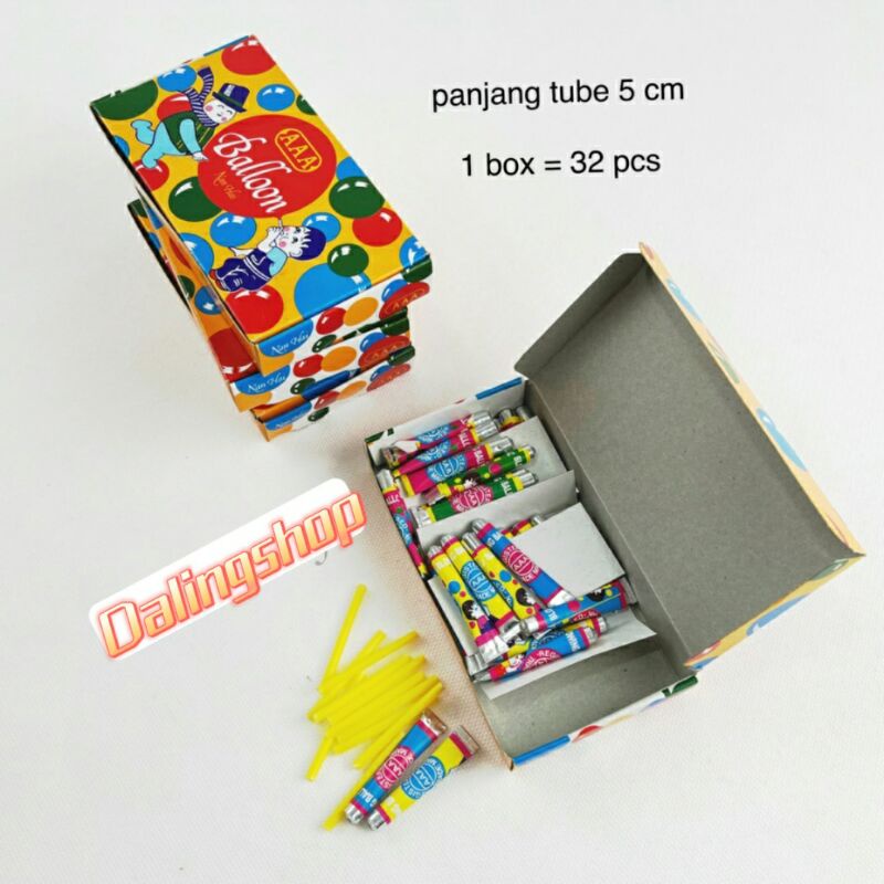 Jual Ballon AAA Balon Tiup AAA Original Mainan Jadul Isi 32 pcs ...