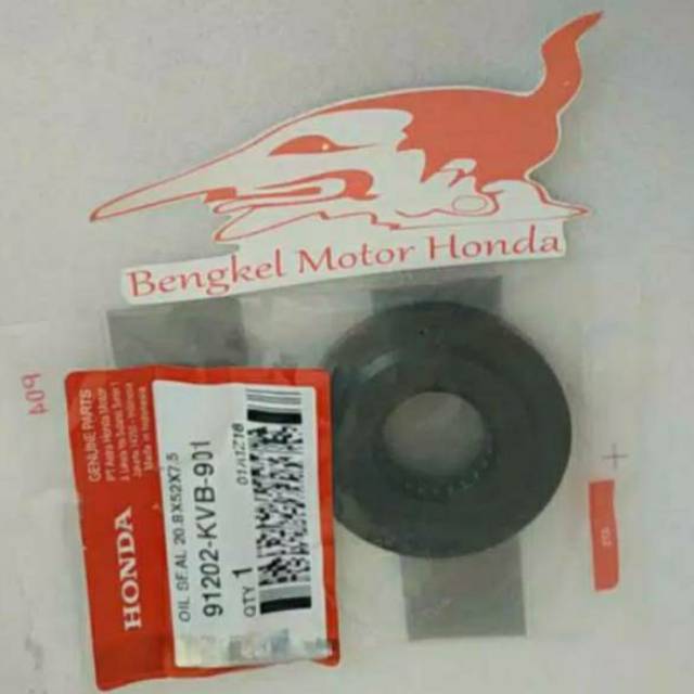 Jual Oil Seal 20.8x52x7.5 Sil Kruk As Pully CVT Vario Beat Spacy Scoopy Fi Karbu Asli HGP 91202 ...