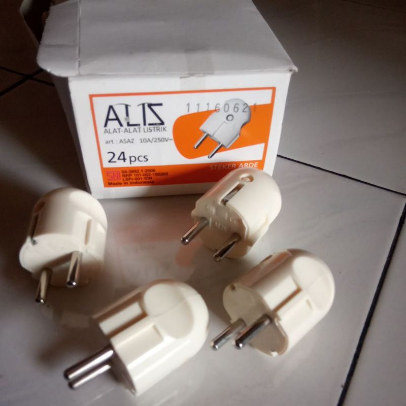 Jual Steker Colokan Listrik Arde 2 Phase Fase SNI | Shopee Indonesia