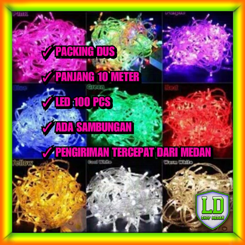 Jual Lampu Tumblr LED Twinkle Natal Lights Hias Dekorasi Lighting ...
