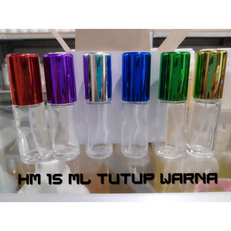 Jual BOTOL HM 15 ML TUTUP WARNA/ SP 15 ML ( PER LUSIN ) | Shopee Indonesia