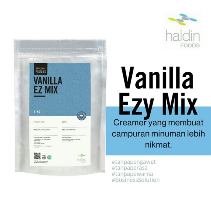 Jual Krimer- Vanilla Ezy Mix Creamer Haldin Foods 1 Kg -Krimer. | Shopee Indonesia