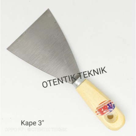 Jual KAPE DEMPUL 3 INCHI GAGANG KAYU - KAPI 3 IN - SCRAPPER 3 INCH ...