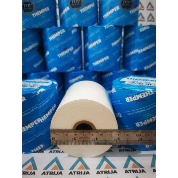 Jual THEMPER Kertas Thermal Struk Kasir 80x80 Hitam EPRINT Paper ...