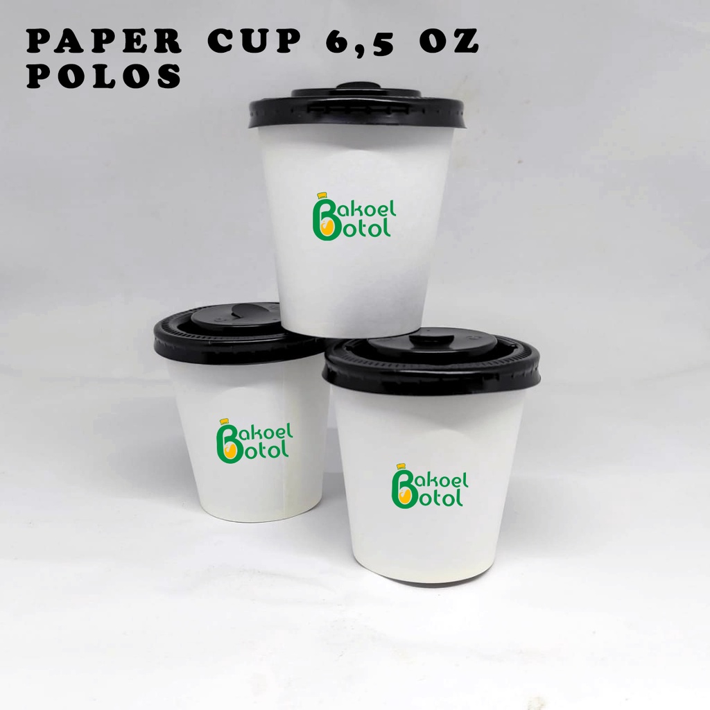 Jual PAPER CUP POLOS 6,5 OZ / PAPER CUP | Shopee Indonesia