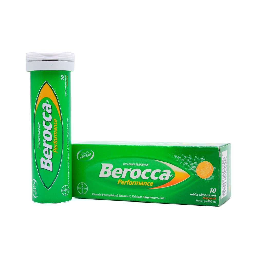 Jual BEROCCA PERFORMANCE 10 TABLET EFFERVESCENT | Shopee Indonesia