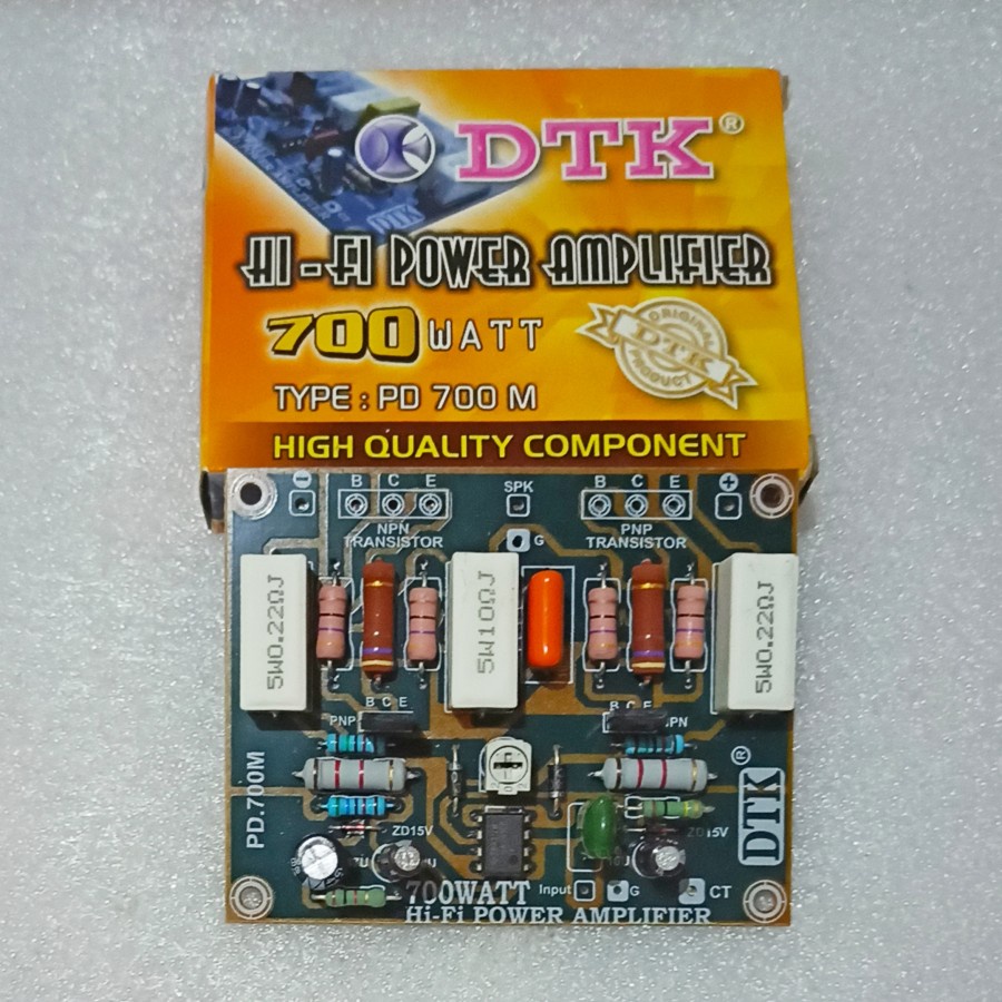 Jual KIT DRIVER HI-FI POWER AMPLIFIER 700 WATT 700W DTK PD 700 M ...