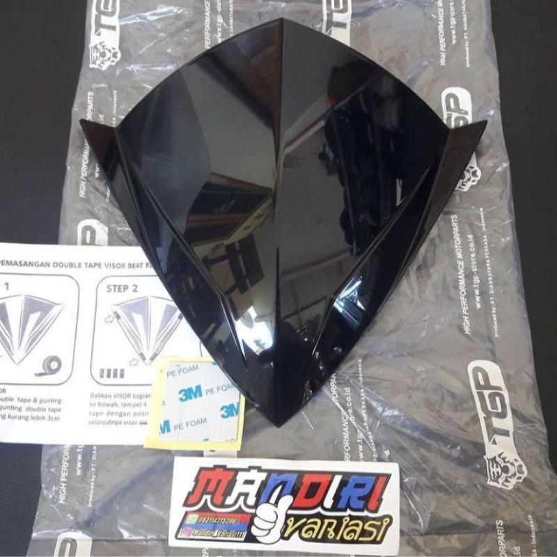 Jual Visor Beat Fi Non Esp Tahun 2012 2013 2014 TGP Mika Tameng Kepala ...