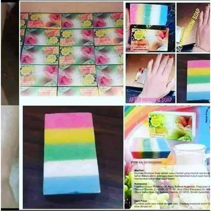 Jual sabun pelangi nasa ori | sabun rainbow nasa original |sabun ...