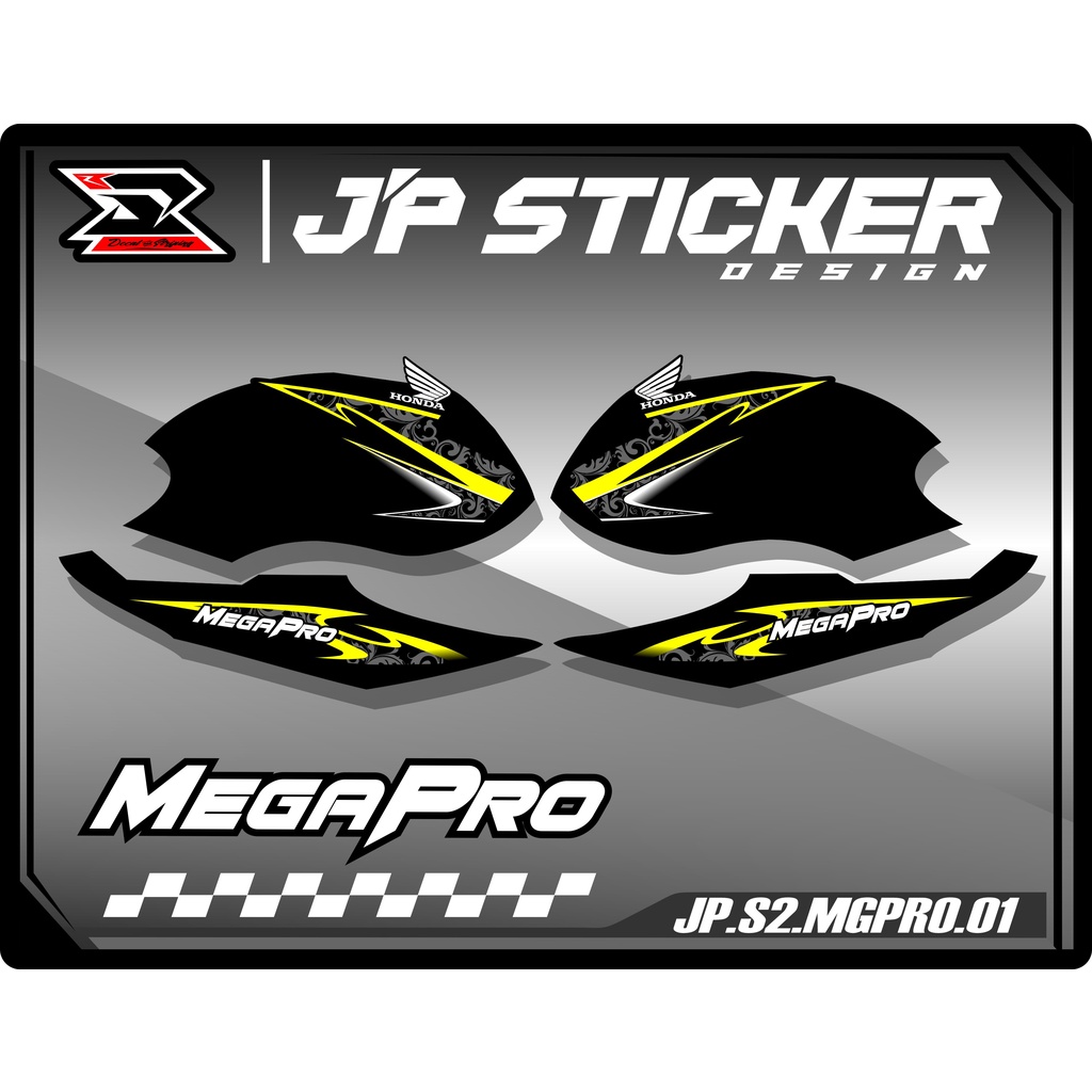 Jual MEGA PRO STICKER STRIPING MEGA PRO - STIKER MOTOR HONDA MEGA PRO ...