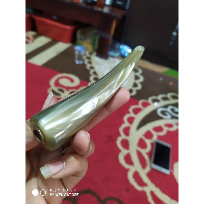 Jual pipa once tanduk kerbau bule 12 cm | Shopee Indonesia