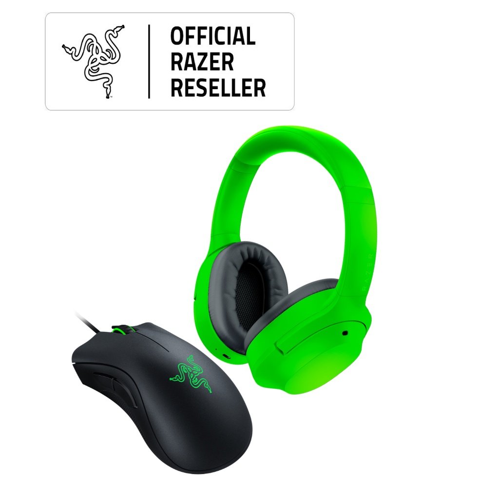Jual Razer Deathadder Essential Black + Razer Opus X Green Bundle ...