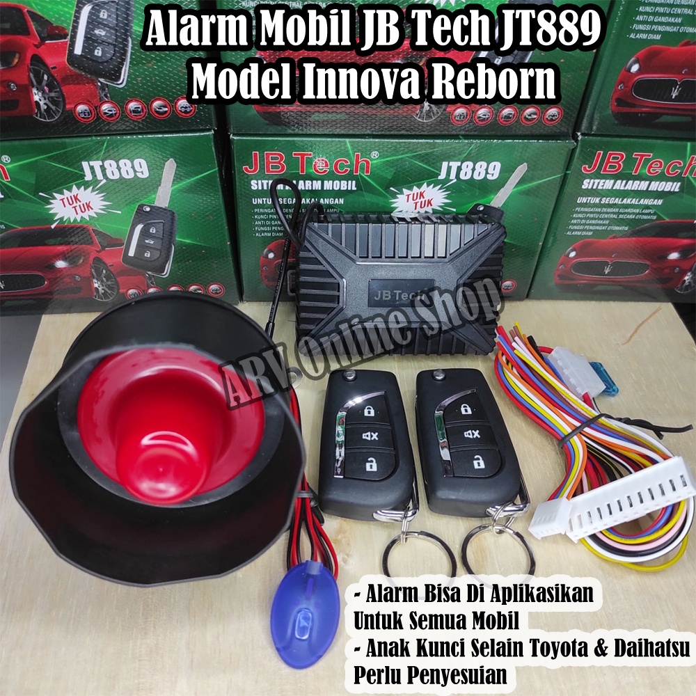 Jual Alarm Mobil Universal JB Tech JT 889 Model Innova Reborn Kunci ...