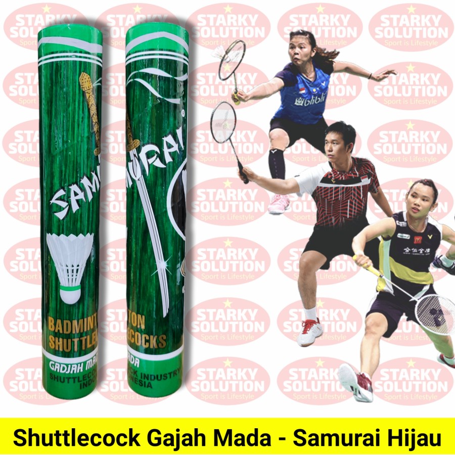 Jual Shuttlecock Badminton SAMURAI HIJAU Kok Bulutangkis Original ...