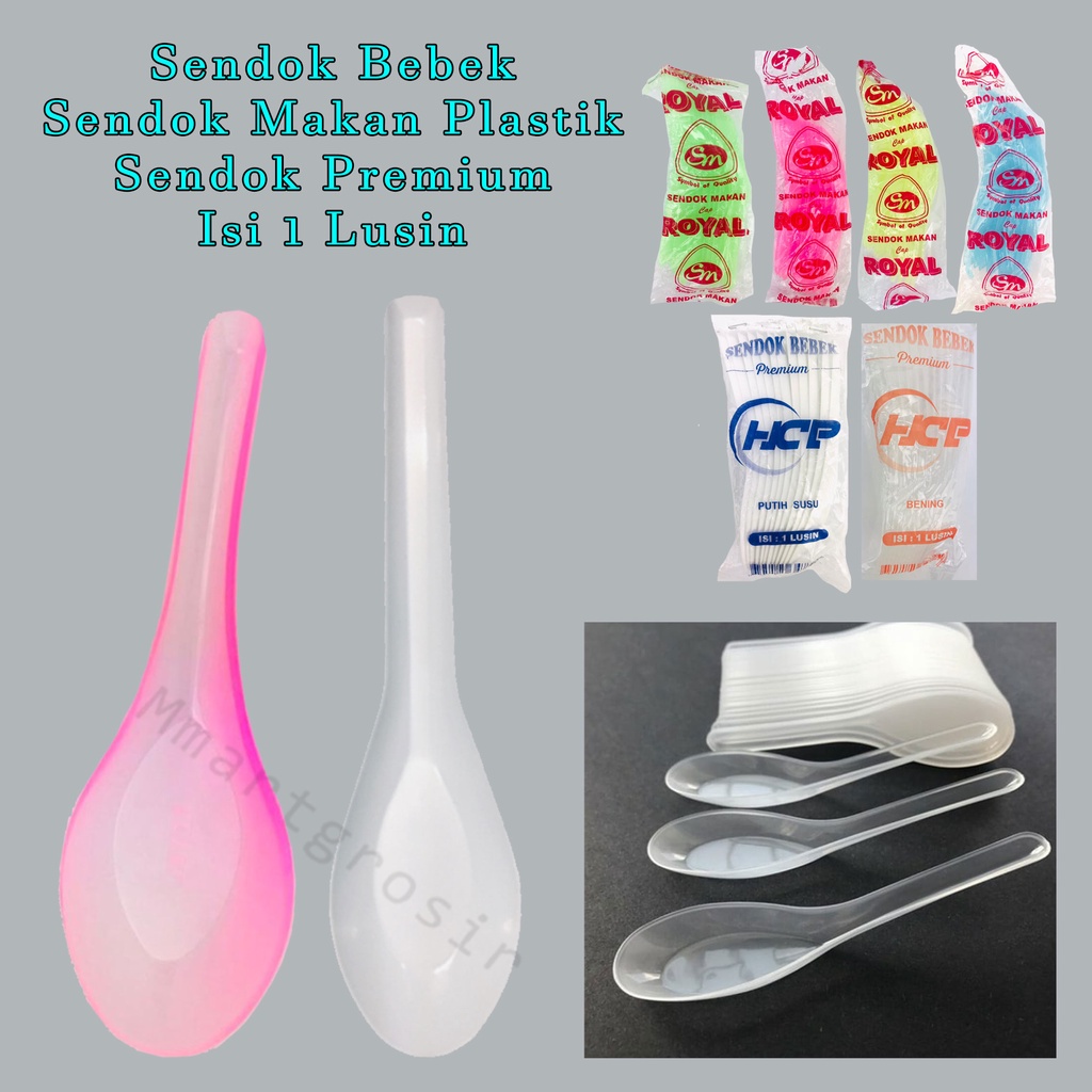 Jual Sendok Bebek / Sendok Makan / Sendok Plastik Tebal / Sendok ...