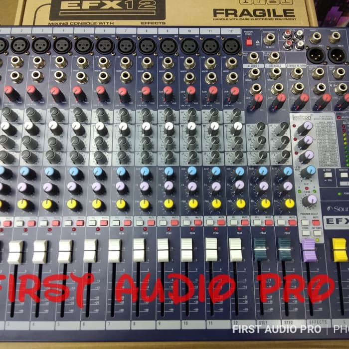 Jual Mixer Soundcraft EFX 12 ( 12 Chanel ) | Shopee Indonesia