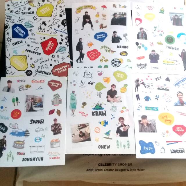 Jual SHINee SMTOWN COEX One Fine Day DECO STICKER SET (onew key taemin ...