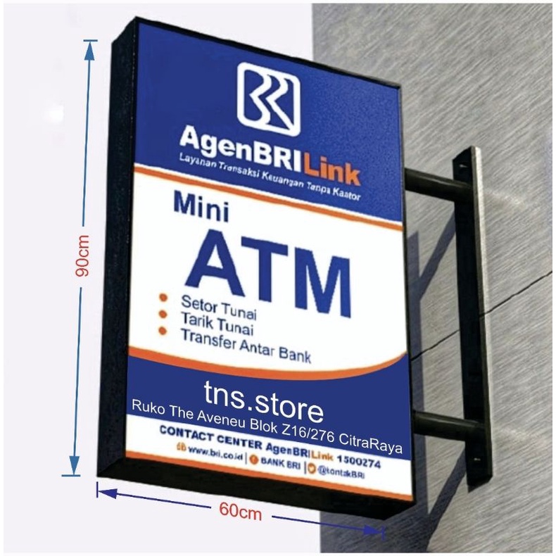 Jual Neon Box ukuran 90cm x 60cm Akrilik 2sisi | Shopee Indonesia