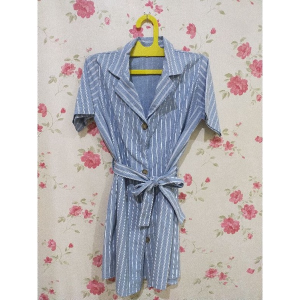 Jual DRESS SALUR BIRU (NEW TAPI TAG SUDAH LEPAS) | Shopee Indonesia