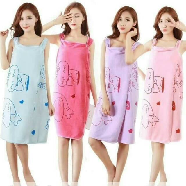 Jual BAJU HANDUK MULTIFUNGSI - HANDUK KIMONO MANDI - WEARABLE TOWEL ...