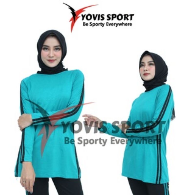 Jual Baju Senam Wanita Muslim Muslimah Baju Olahraga Aerobic Zumba Yoga ...