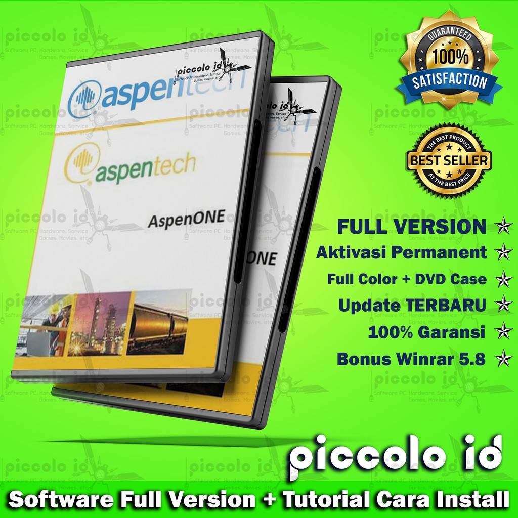 Jual SOFTWARE ASPENTECH ASPENONE V10 10 FULL VERSION HYSYS ASPEN ONE ...