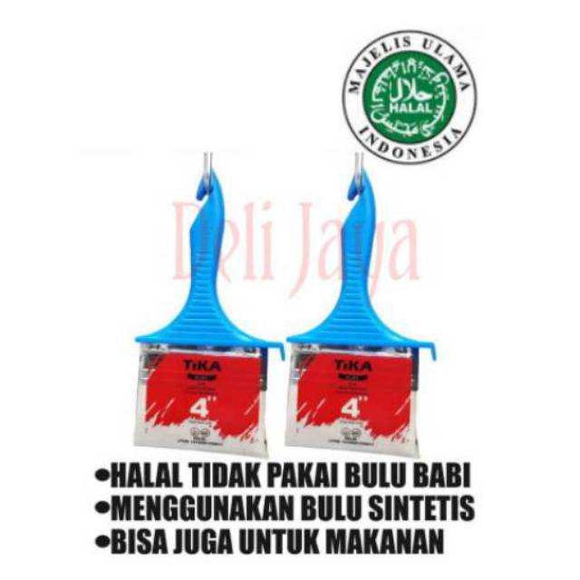 Jual Kuas cat Halal TIKA 4 inch indaco | Shopee Indonesia