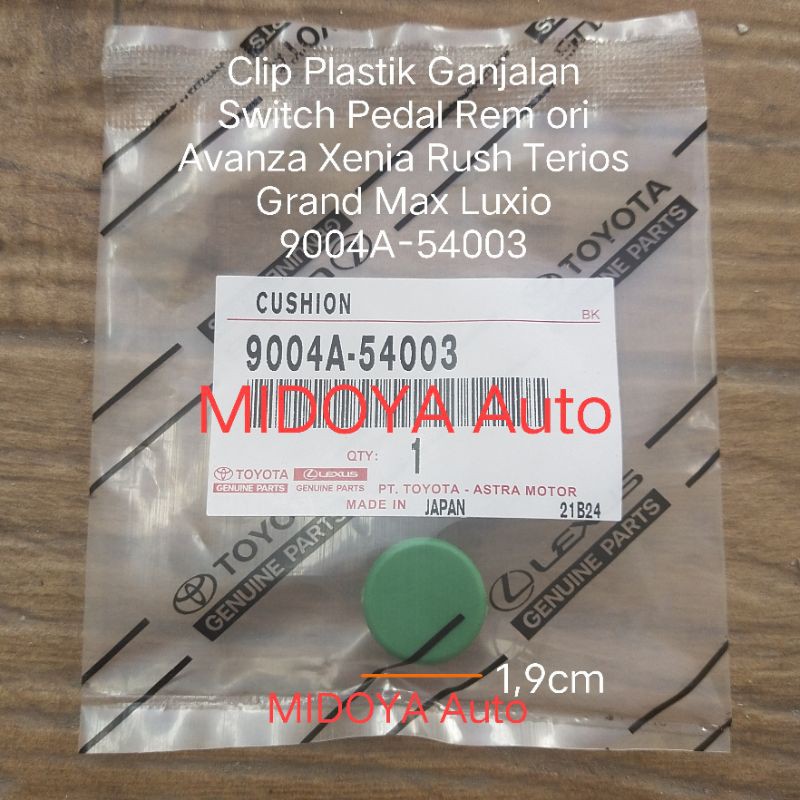 Jual Clip Green Plastik Ganjalan Switch Pedal Rem Avanza Xenia Rush ...