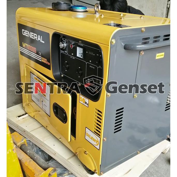 Jual Genset solar general MT6800S. genset silent diesel 5000 watt 5500 ...