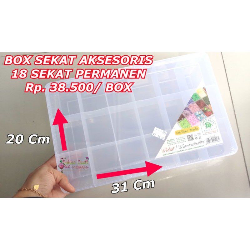 Jual BOX SEKAT 18 Permanen (bahan Craft Medan) | Shopee Indonesia