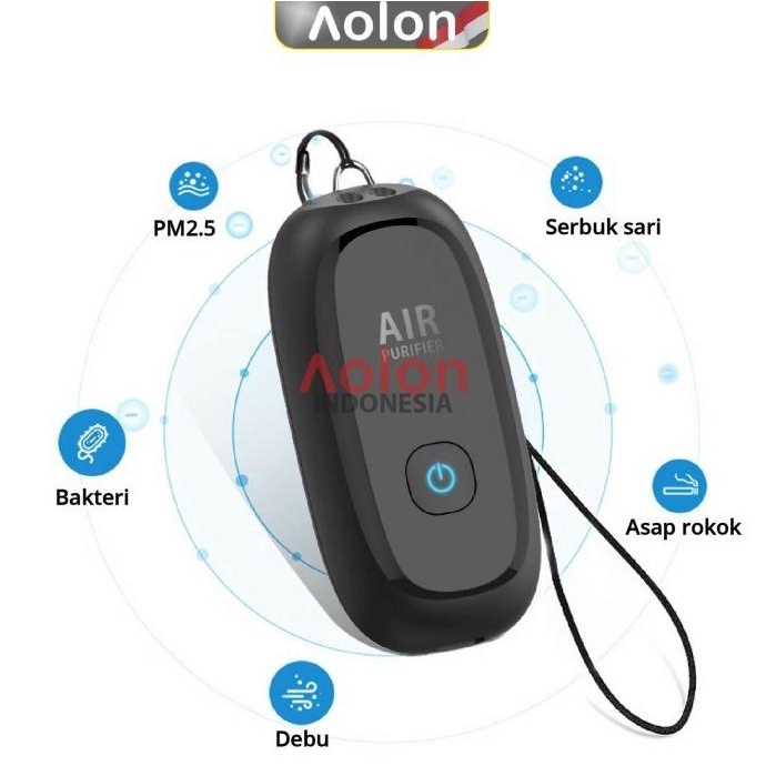 Jual 523- Aolon M8 Kalung Air Purifier / Generator Ion Negatif Mini ...