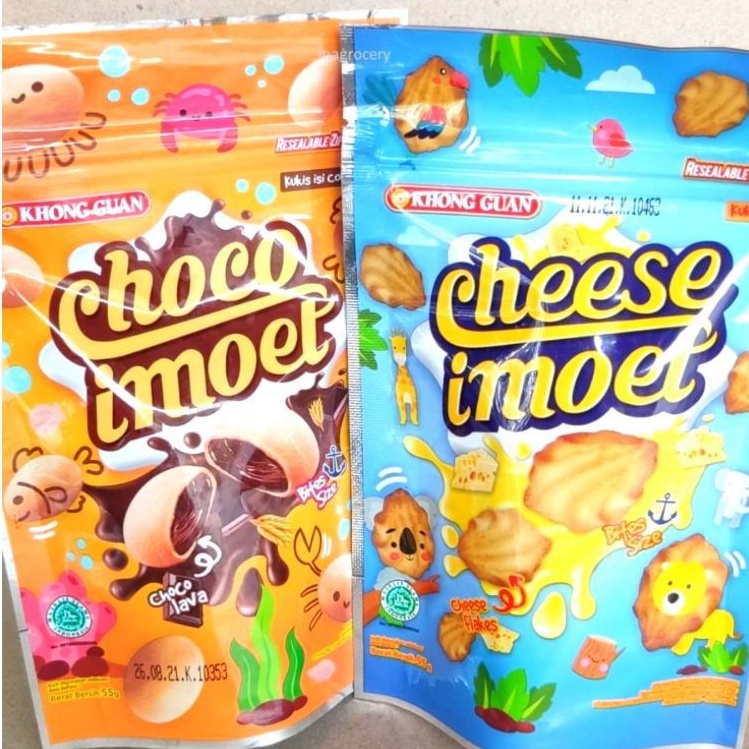 Jual KHONG GUAN CHOCO IMOET & CHEESE IMOET 55 GRAM / CHOCO IMOET KHONG ...