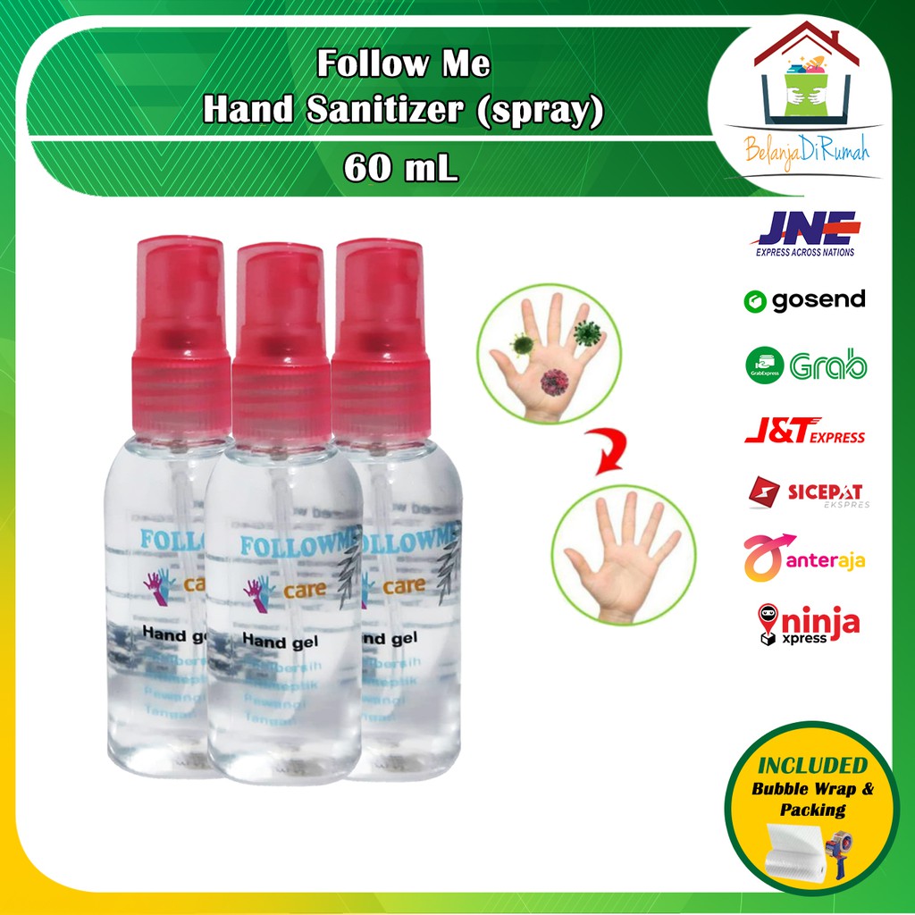 Jual Follow Me Hand Sanitizer Spray 60ml | Shopee Indonesia