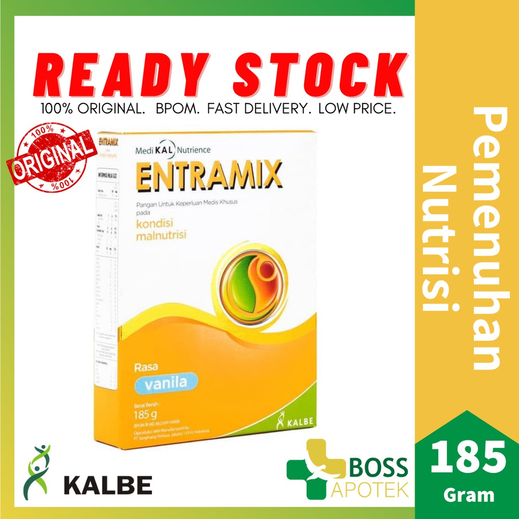Jual ENTRAMIX BOX VANILA nutrisi harian pada pasien dengan malnutrisi ...
