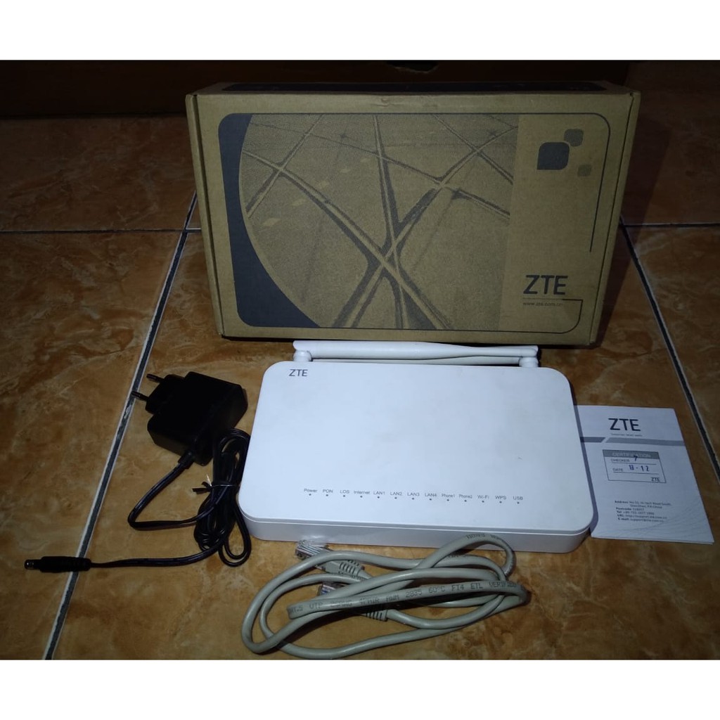 Jual ONT / MODEM ZTE F609 V3 FULLSET | Shopee Indonesia