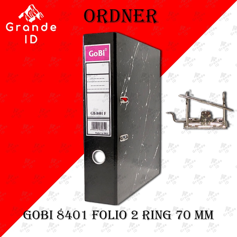 Jual ORDNER GOBI 8401 FOLIO 2 RING 70 MM LEVER ARCH FILE | Shopee Indonesia