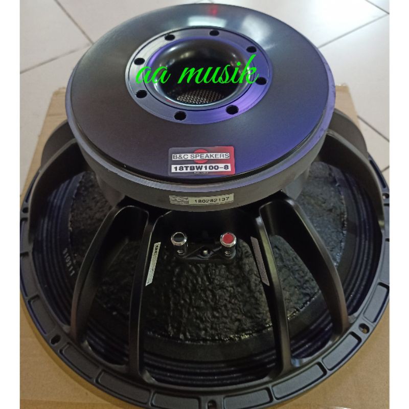Jual SPEAKER COMPONENT B&C 18TBW100 SUBWOOFER 18 INCH VOICE COIL 4 INCH ...
