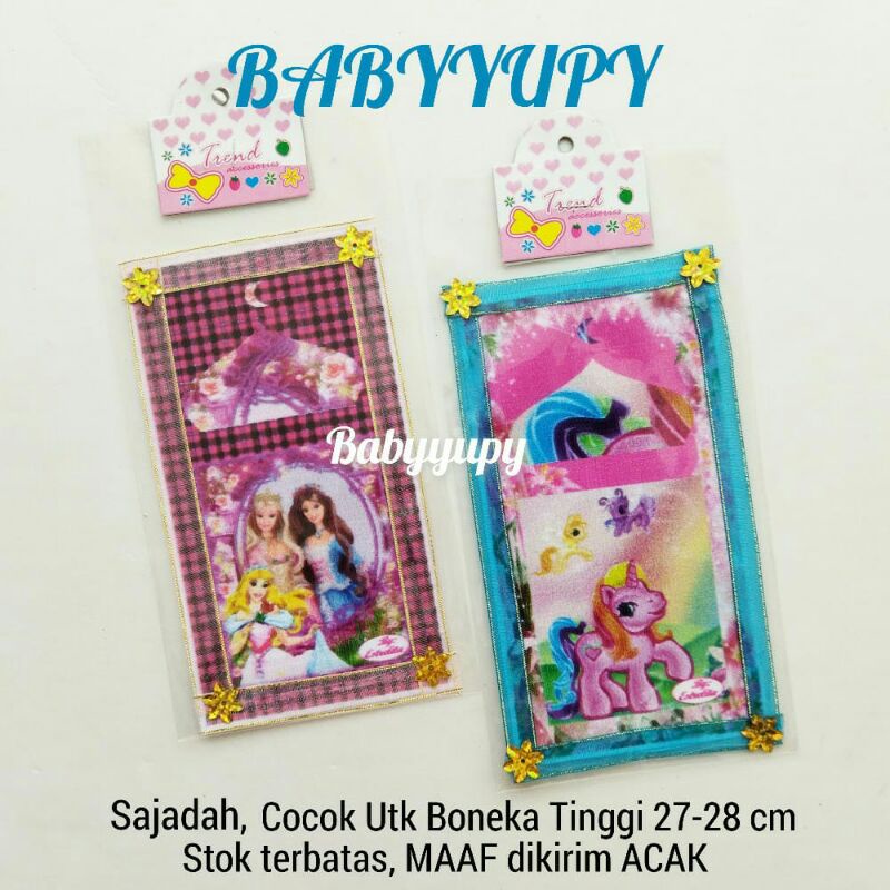 Jual Sajadah Mini Boneka Barbiee Satuan Acak - Mainan Anak Berbi Murah ...