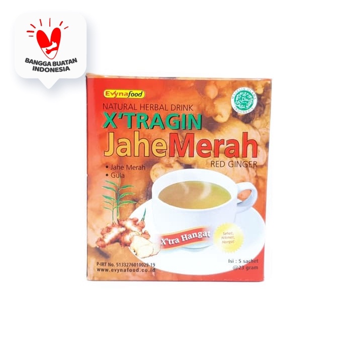 Jual tradisional-minuman- xtragin jahe merah 1 box 5 sachet -minuman ...
