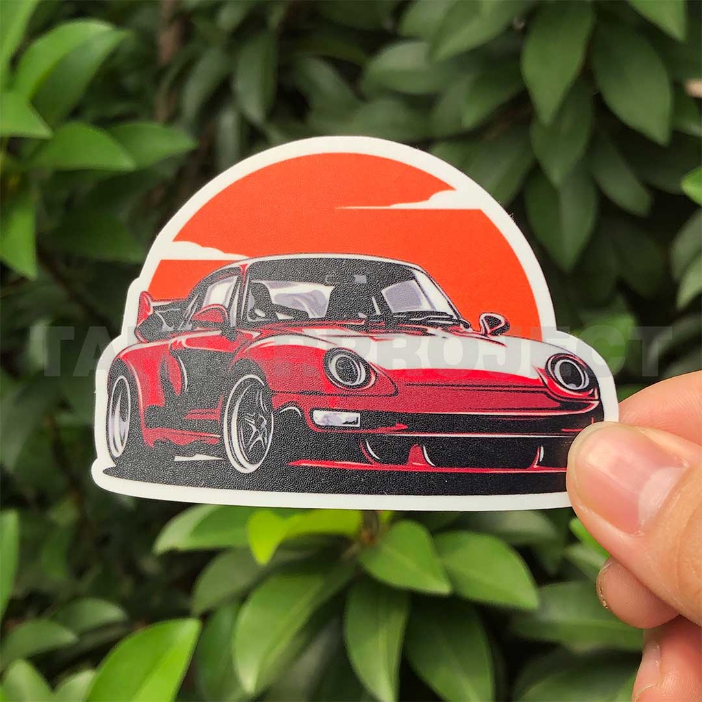 Jual Sticker Stiker Vynil - JDM Porsche | Shopee Indonesia
