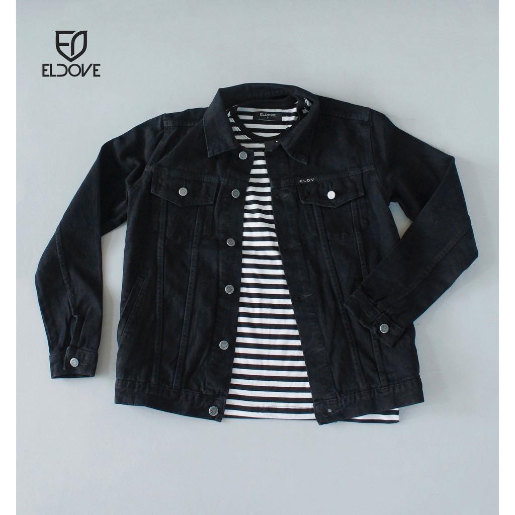 Jual Eldove Paket Jacket Denim + Kaos 9506 | Shopee Indonesia